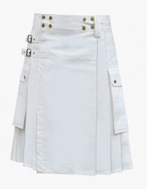 White Utility Kilt | White Kilt | UTK